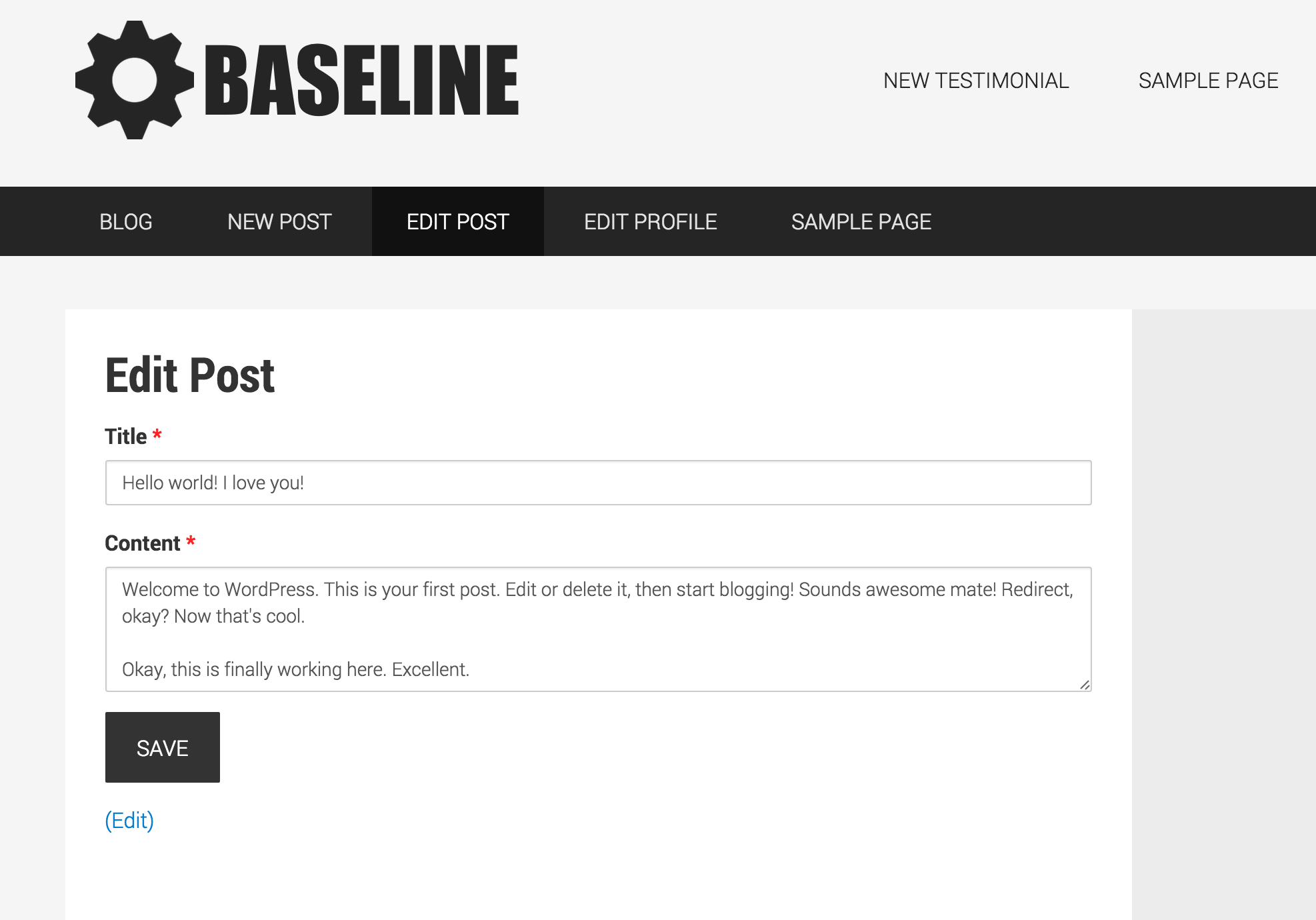 Front End Post Editing with Caldera Forms - The Stiz Media, LLC Front End Post Editing with Caldera Forms - The Stiz Media, LLC